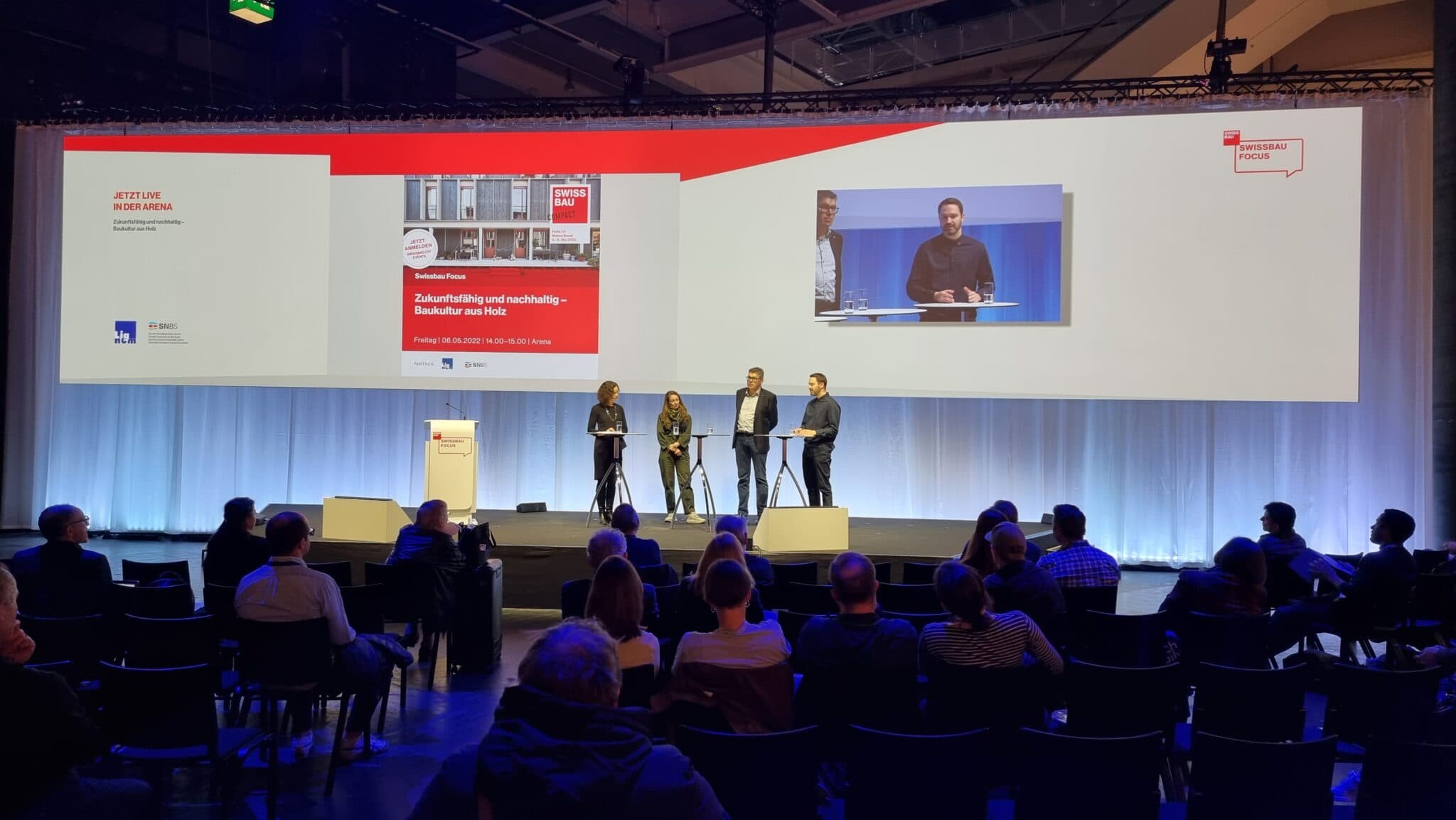 Swissbau 2022: Zukunftsfähig und nachhaltig - Baukultur aus Holz - NNBS
